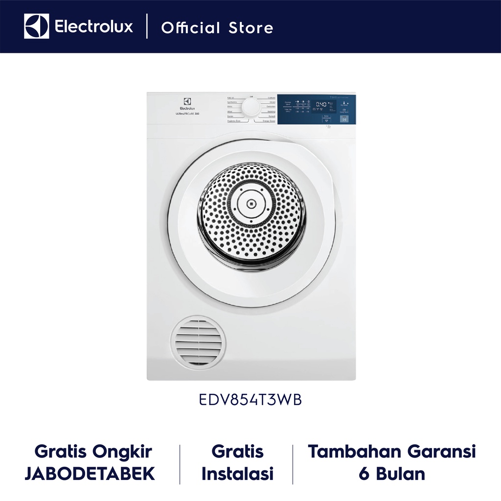 Jual DRYER ELECTROLUX EDV854J3WB / EDV 854J3WB | Shopee Indonesia