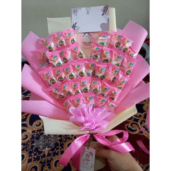 Jual buket permen yupi love | Shopee Indonesia