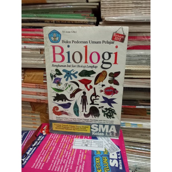 Jual Buku Pedoman Umum Pelajar BIOLOGI Rangkuman Intisari Biologi Lengkap Untuk SMA Kelas 1, 2 ...