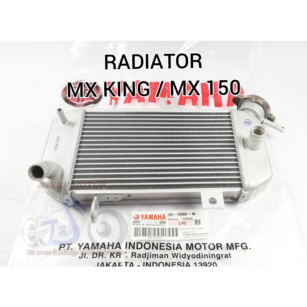 Jual RADIATOR MX KING YAMAHA MX 155 CC KUALITAS ORISINIL PRESISI AWET ...
