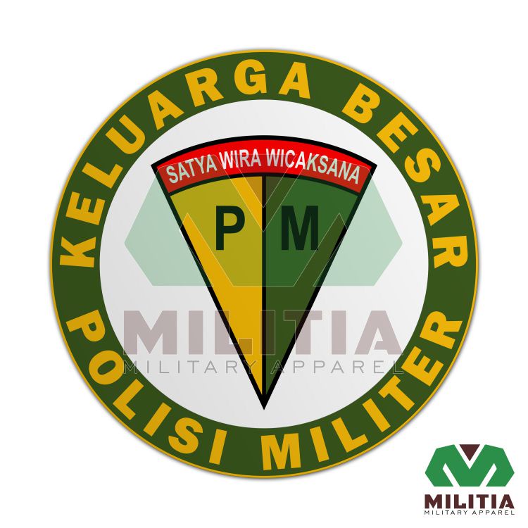 Jual Stiker Bulat POLISI MILITER PM CPM | Shopee Indonesia
