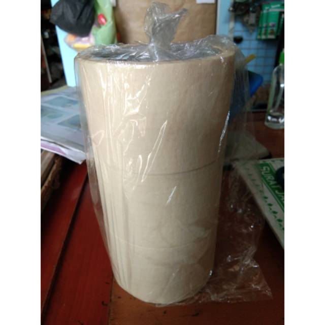 Jual Lakban kertas 3" tebal / isolasi kertas / masking tape / lem ...