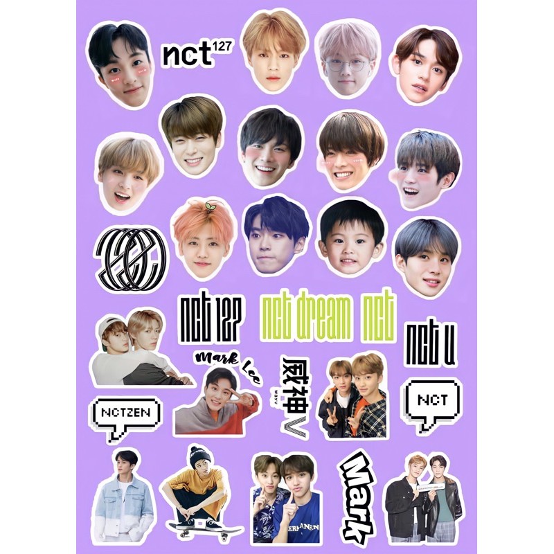 Jual NCT stiker kpop pack (Not full member) Indonesia|Shopee Indonesia