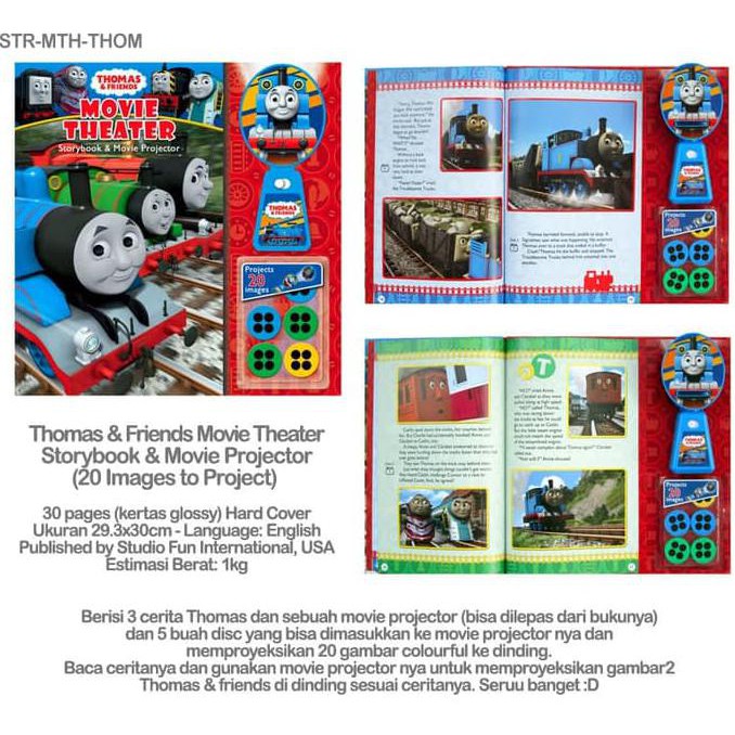 Jual Thomas & Friends Movie Theater Storybook & Movie Projector | Shopee Indonesia