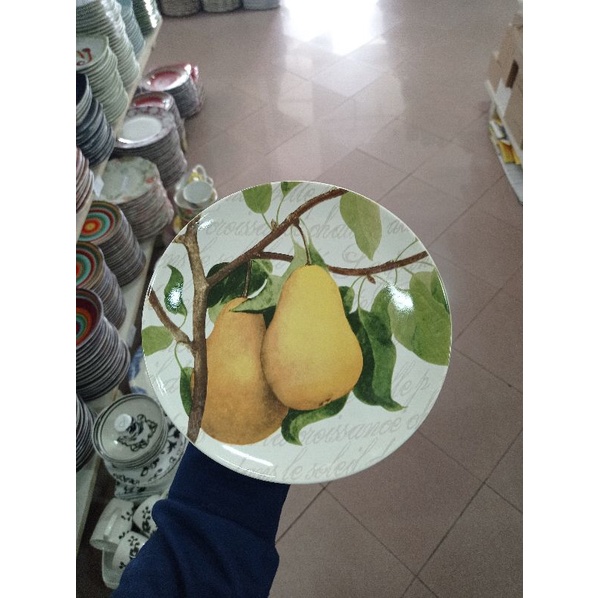 Jual Piring Keramik Salad Plate Buah Fruit SANGO 20 cm Mangga Buah ...