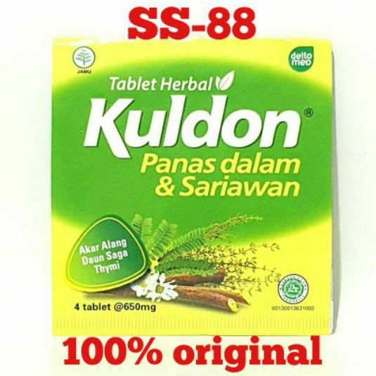 Jual KULDON ~ OBAT SARIAWAN DAN PANAS DALAM (ISI 4 TABLET) | Shopee ...