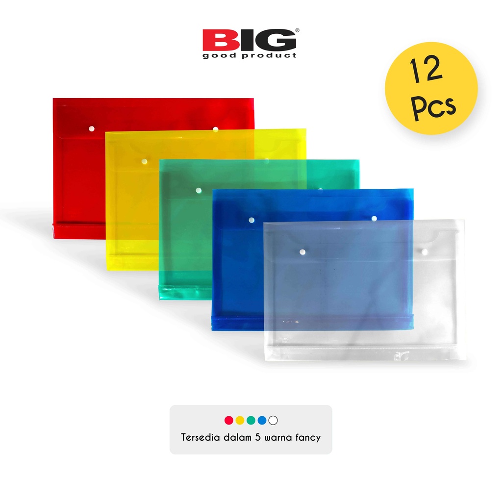 Jual 12 Pcs BIG Map Kancing 2 F4 Folio Plastik Transparan Dokumen ...
