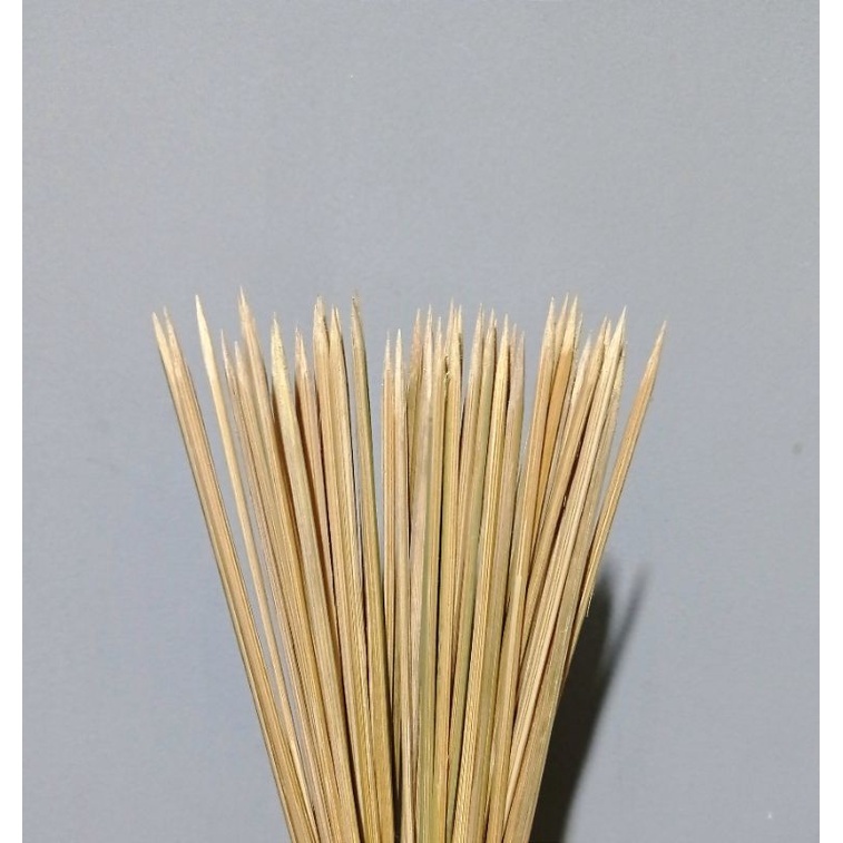 Jual Tusuk Sate / Tusuk Buket / Tusuk Bambu Runcing 20cm | Shopee Indonesia