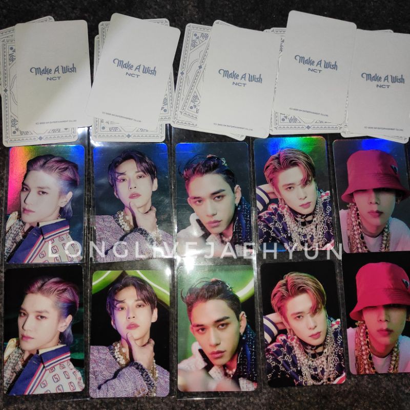 Jual [READY STOCK] Photocard Make A Wish Wishcard Set NCT U Jaehyun Jaemin Taeyong Lucas ...