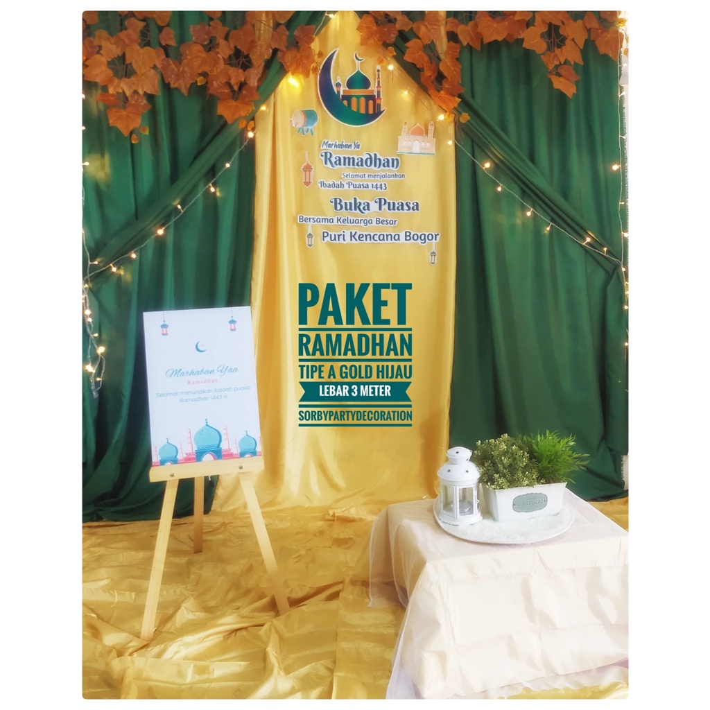 Jual Backdrop Background Dekorasi Ramadhan Idu fitri lebaran acara ...