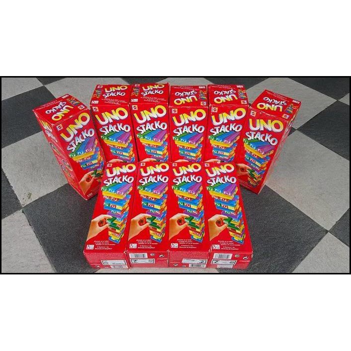 Jual Mainan Anak Balok Susun Uno Stacko Block Edukasi Edukatif Fun ...