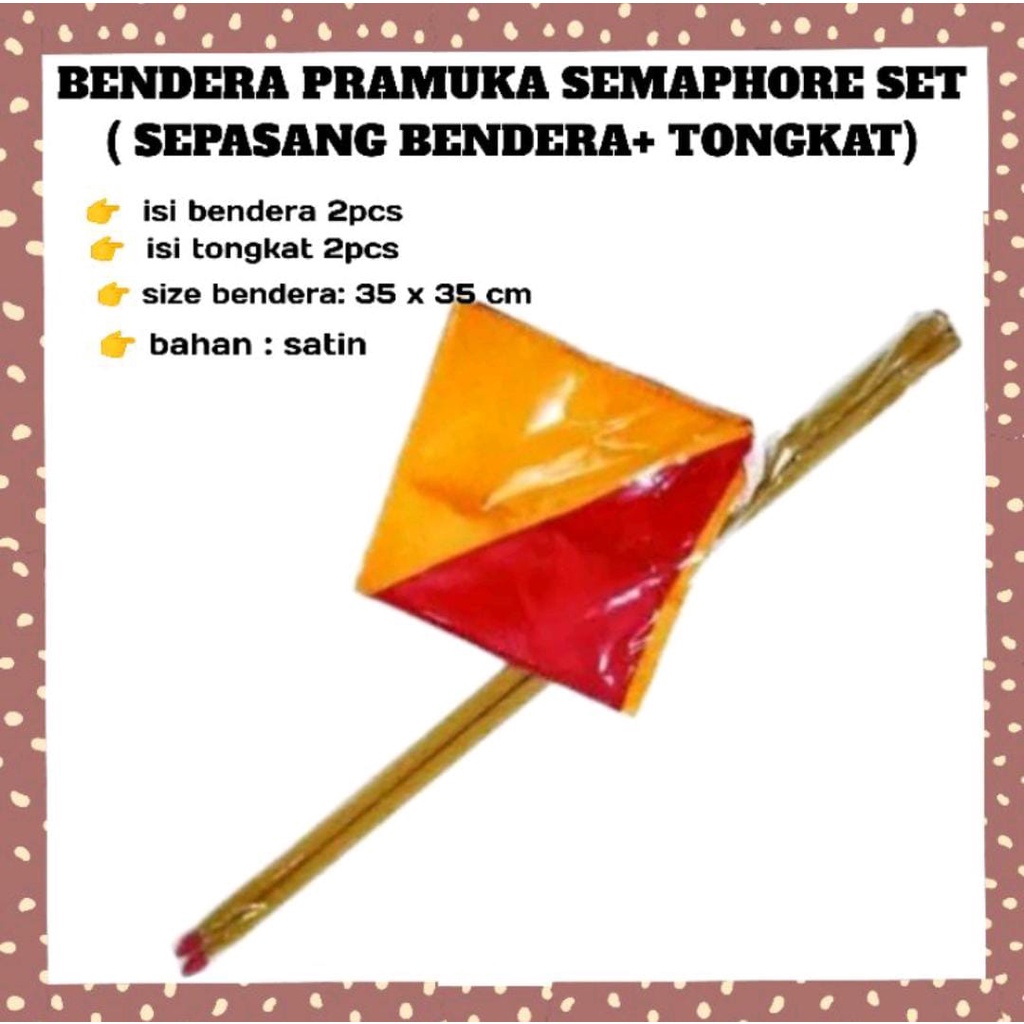 Jual Bendera Semapur - Semapor Pramuka - stick Pramuka | Shopee Indonesia