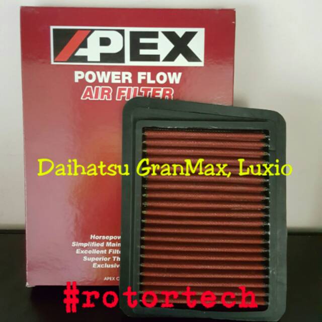 Jual Filter Udara Racing APEX Daihatsu GranMax Grand Max Luxio | Shopee ...