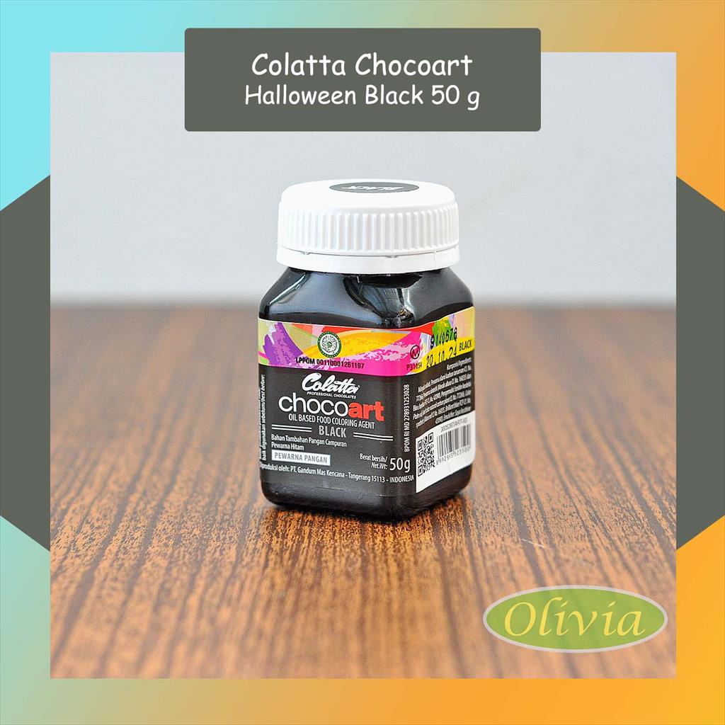 Jual Colatta Choco Art Pewarna Makanan Hallowen Black 50 Gr | Shopee ...