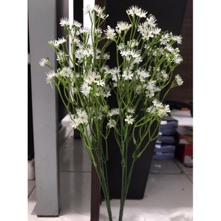 Jual bunga pikok putih pendek artificial cabang 5/peacock putih ...