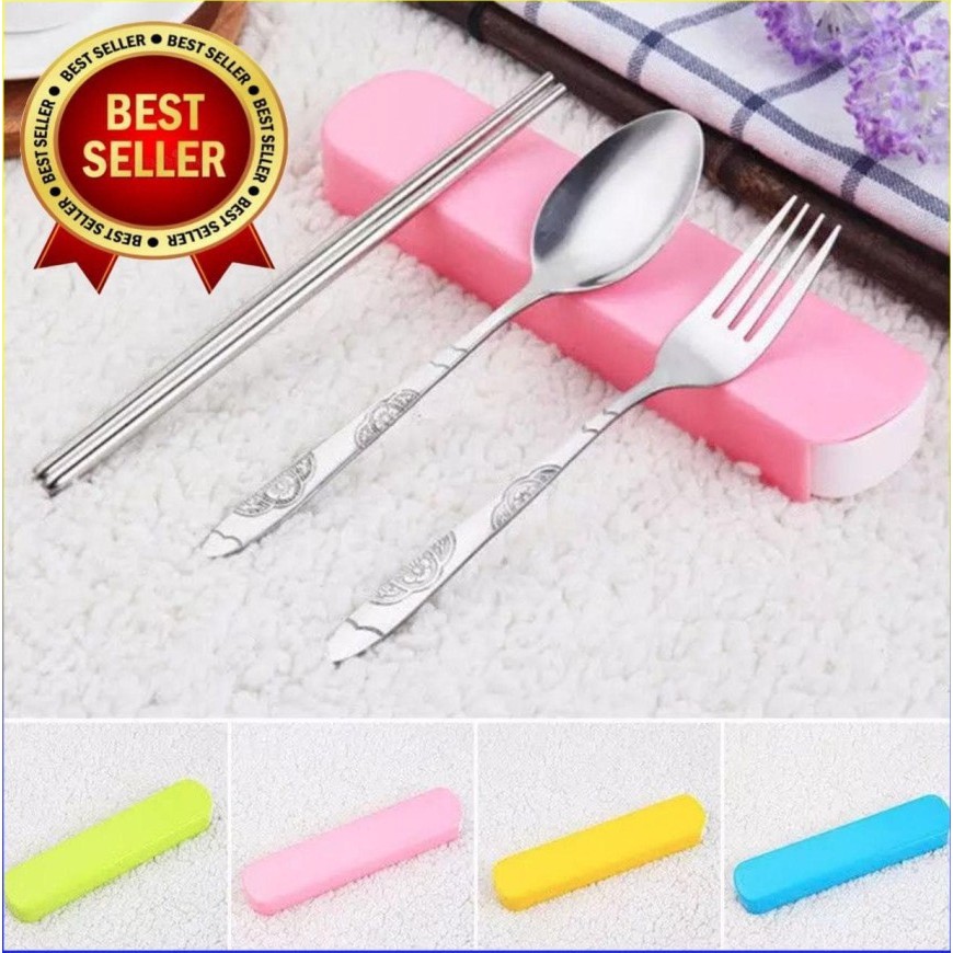 Jual 4 in1 Sendok Stainless Cutlery Dinnerware / Sendok Set Stainless ...