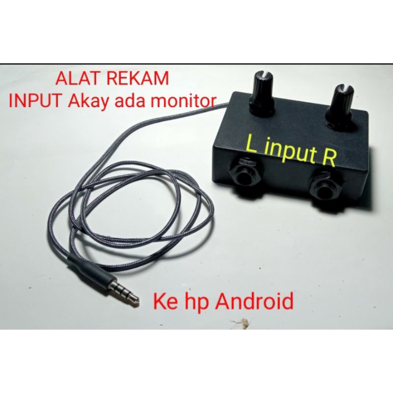 Jual ALAT REKAM MIXER KE HP ANDROID INPUT AKAY | Shopee Indonesia