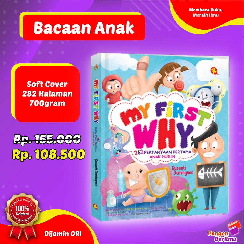 Jual My First Why : 262 PERTANYAAN PERTAMA ANAK MUSLIM | Buku Bacaan ... Jual My First Why : 262 PERTANYAAN PERTAMA ANAK MUSLIM | Buku Bacaan ...