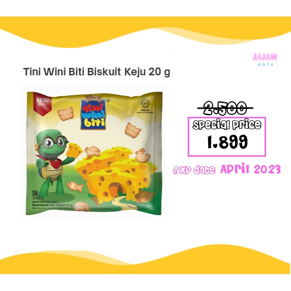 Jual Tini Wini Biti Biskuit Anak Keju 20 g | Shopee Indonesia