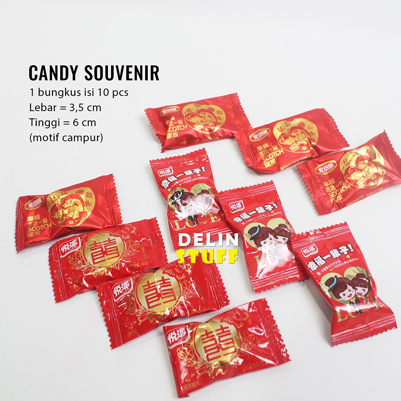 Jual Permen Chinese Wedding Souvenir / Souvenir Pernikahan isi 10 pcs ...