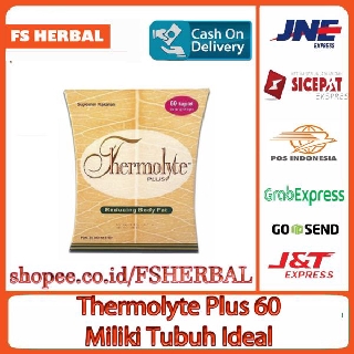 Thermolyte Plus isi 60 Kapsul Suplemen Pelangsing Herbal Original ...