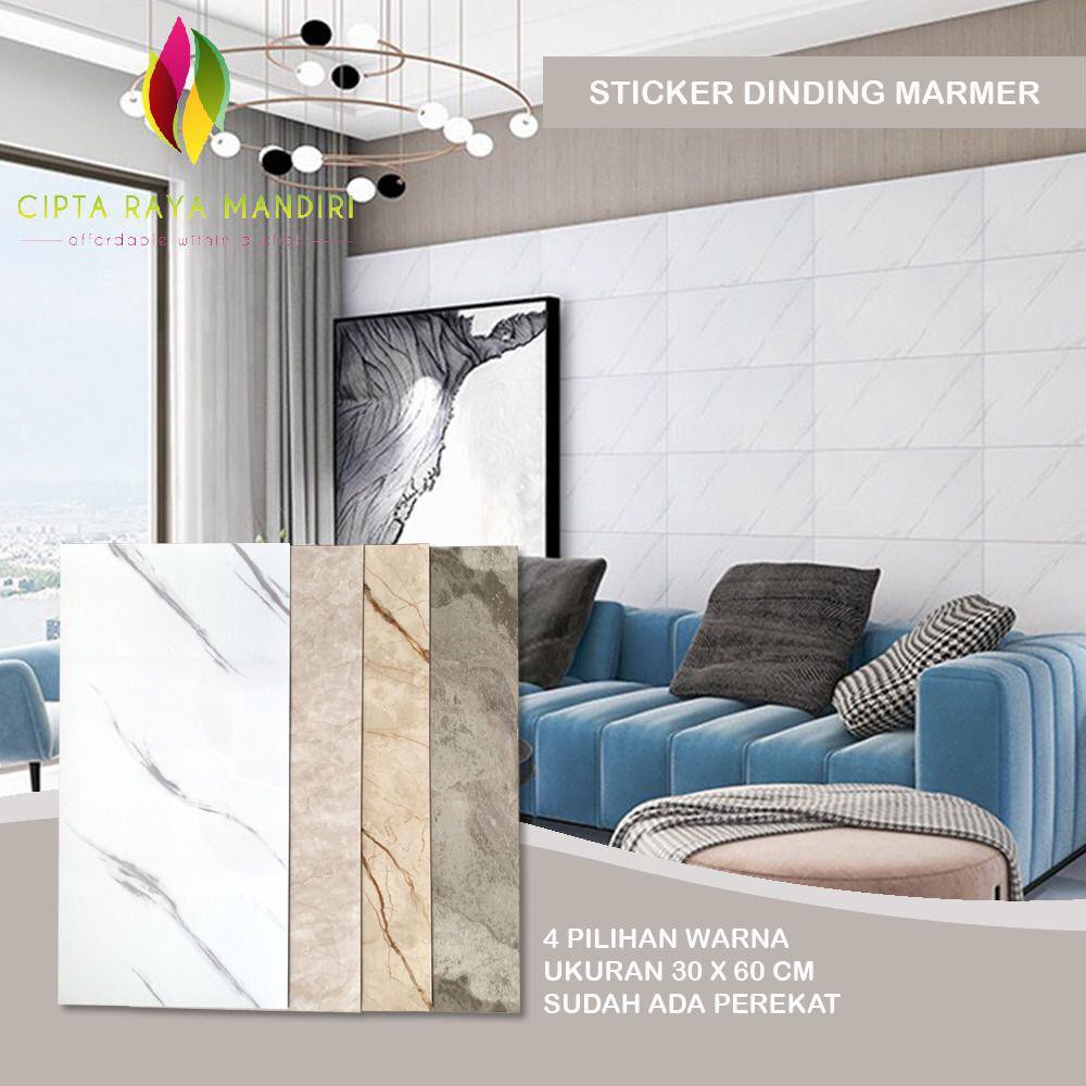 Stiker Dinding Motif Marmer Granit Premium Sticker 3D Glossy ...