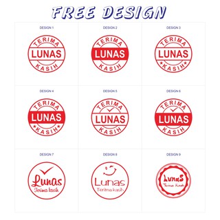Jual Stempel Lunas Bulat Warna - Bulat 20 mm | Shopee Indonesia