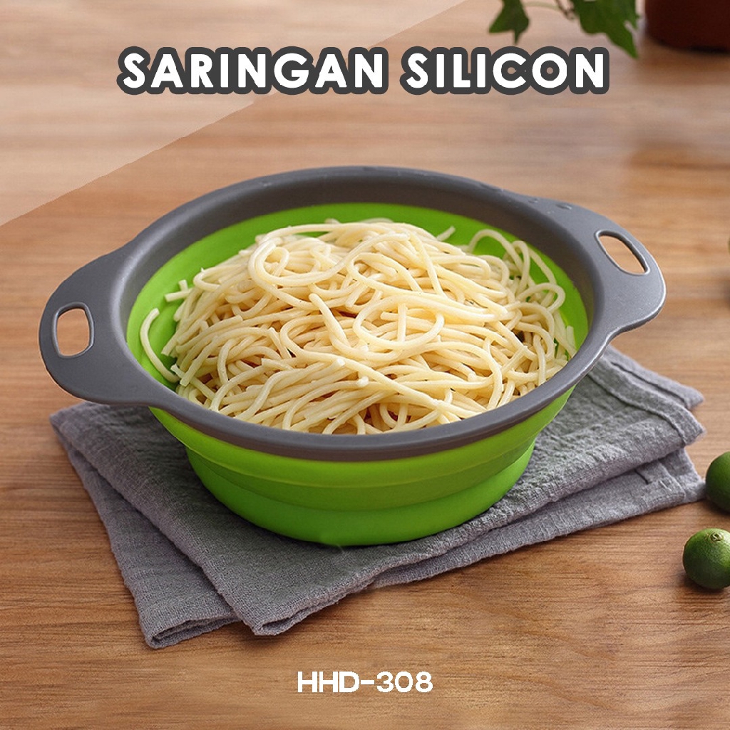 SARINGAN SILICON . Baskom Sayur - Bak Cuci Piring Lipat Extendable ...