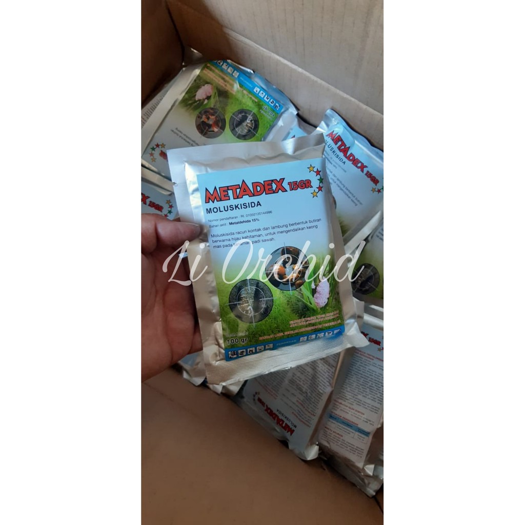 Jual Moluskisida/Obat Siput METADEX 100 gram dan 250 gram | Shopee ...
