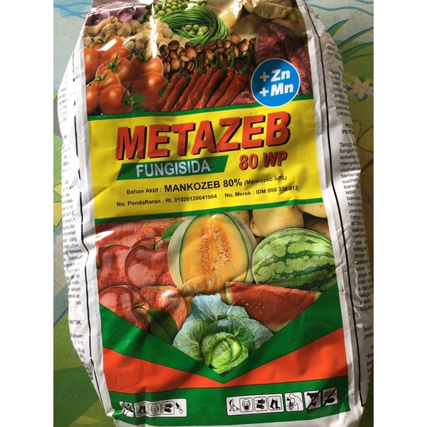 Jual fungisida metazeb mankozeb kuning ukuran 1 kg | Shopee Indonesia