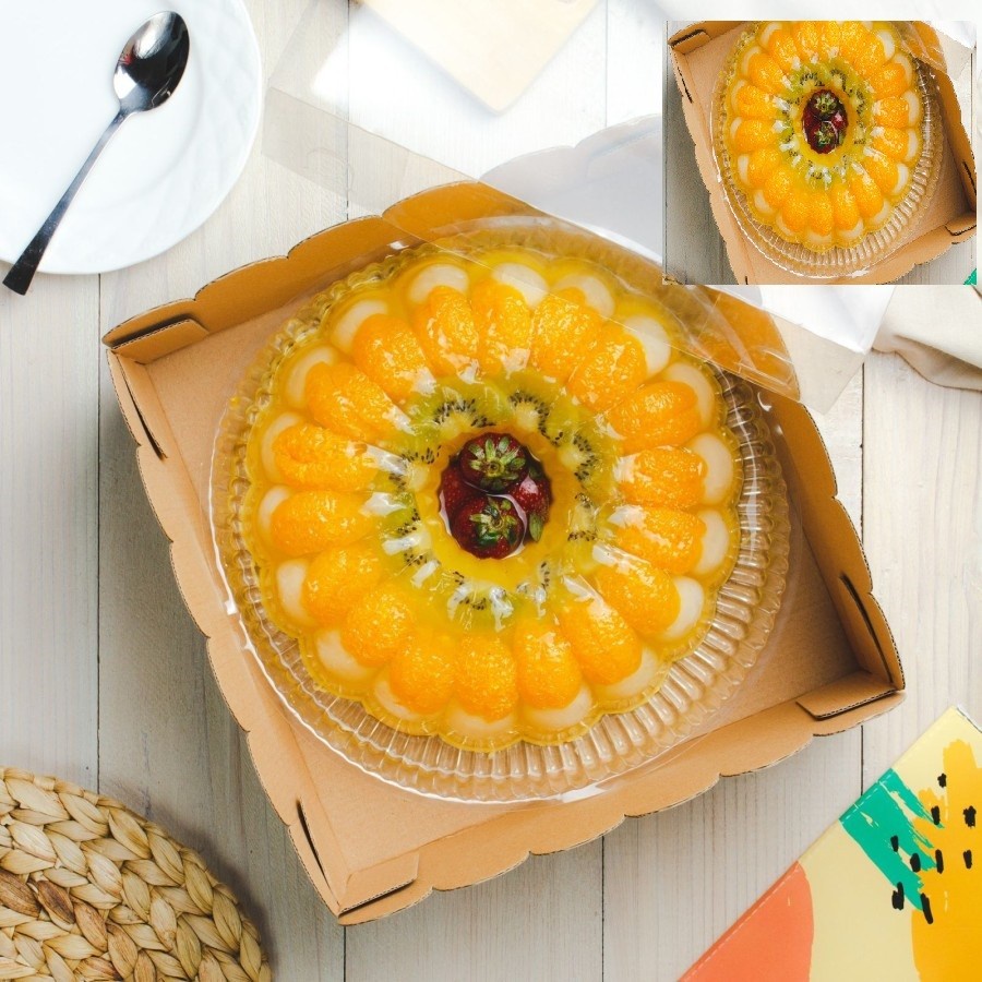 Jual WAVY 222210 - Dus Box Pudding Packaging Kotak kue Puding Wavy ...