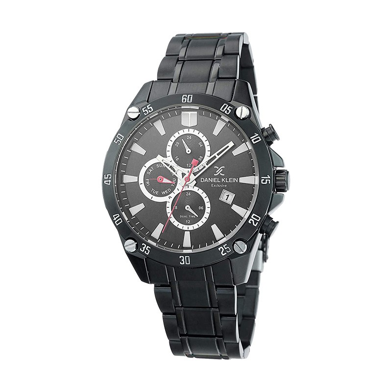 Jual Jam Tangan Pria Daniel Klein Exclusive DK12302-5 Men Black Dial ...