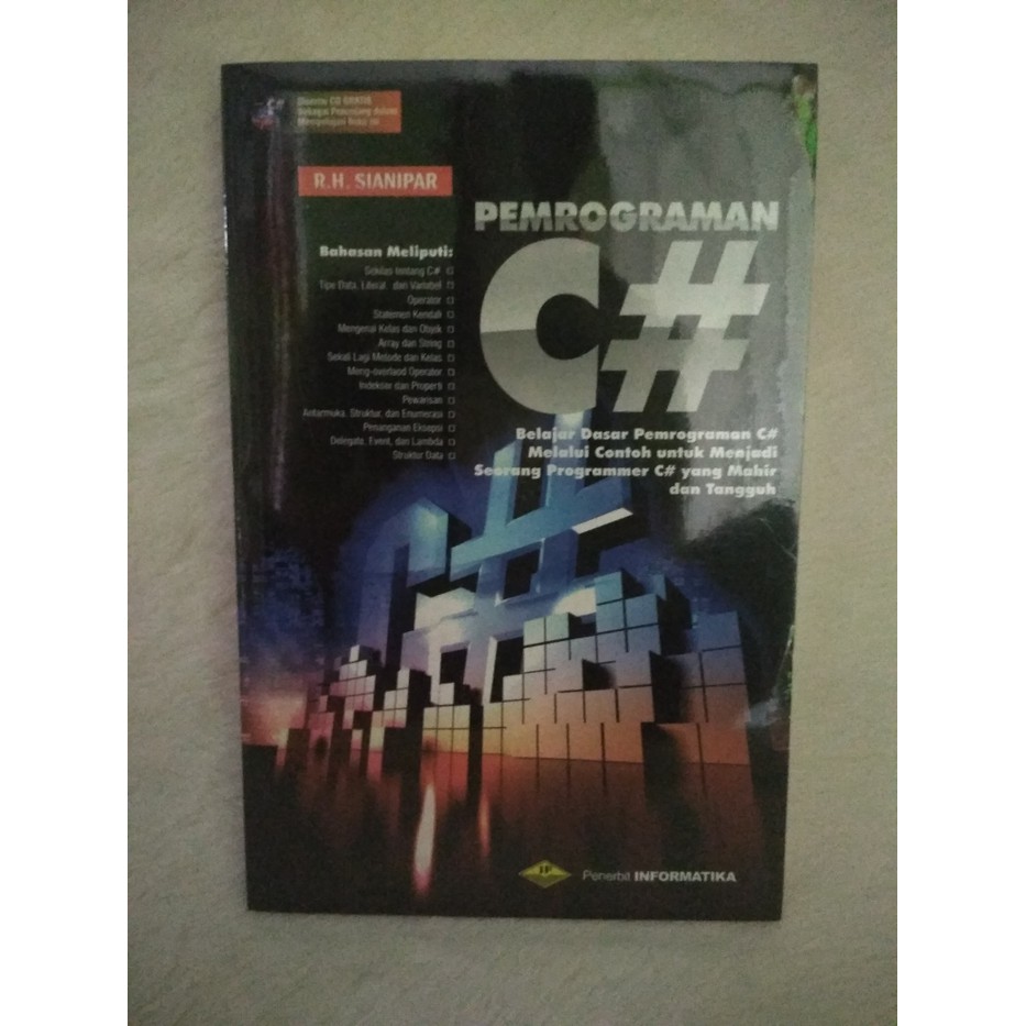 Jual Buku Pemrograman C# R.H. Sianipar Andi Publisher | Shopee Indonesia