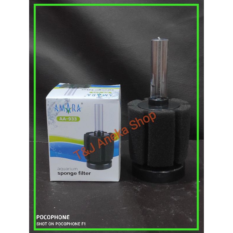 Jual AMARA AA-933 / Sponge Filter Aquarium AMARA 933 / Biofoam AMARA ...