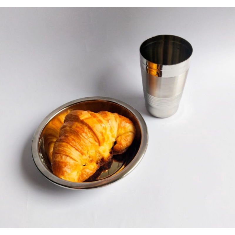 Jual GELAS STAINLESS STEEL - GELAS KOREA - GELAS RESTAURANT | Shopee ...