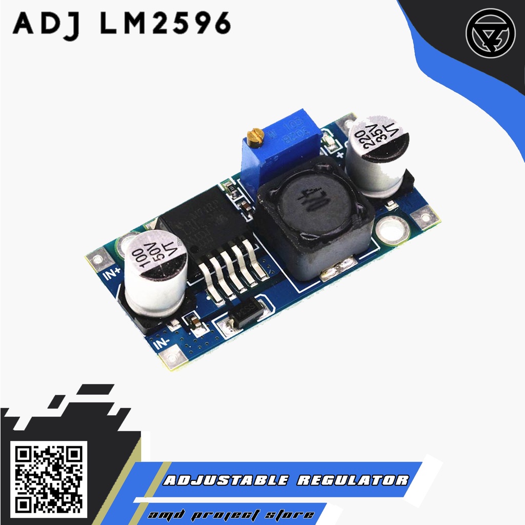 Jual Adjustable Regulator Step Down DC LM2596 | Voltage Regulator DC ADJ | Shopee Indonesia