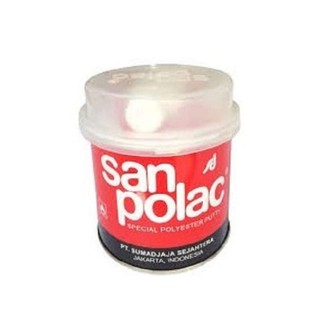 Jual Dempul Sanpolac 250gr/ dempul Mobil besi/dempul motor | Shopee ...