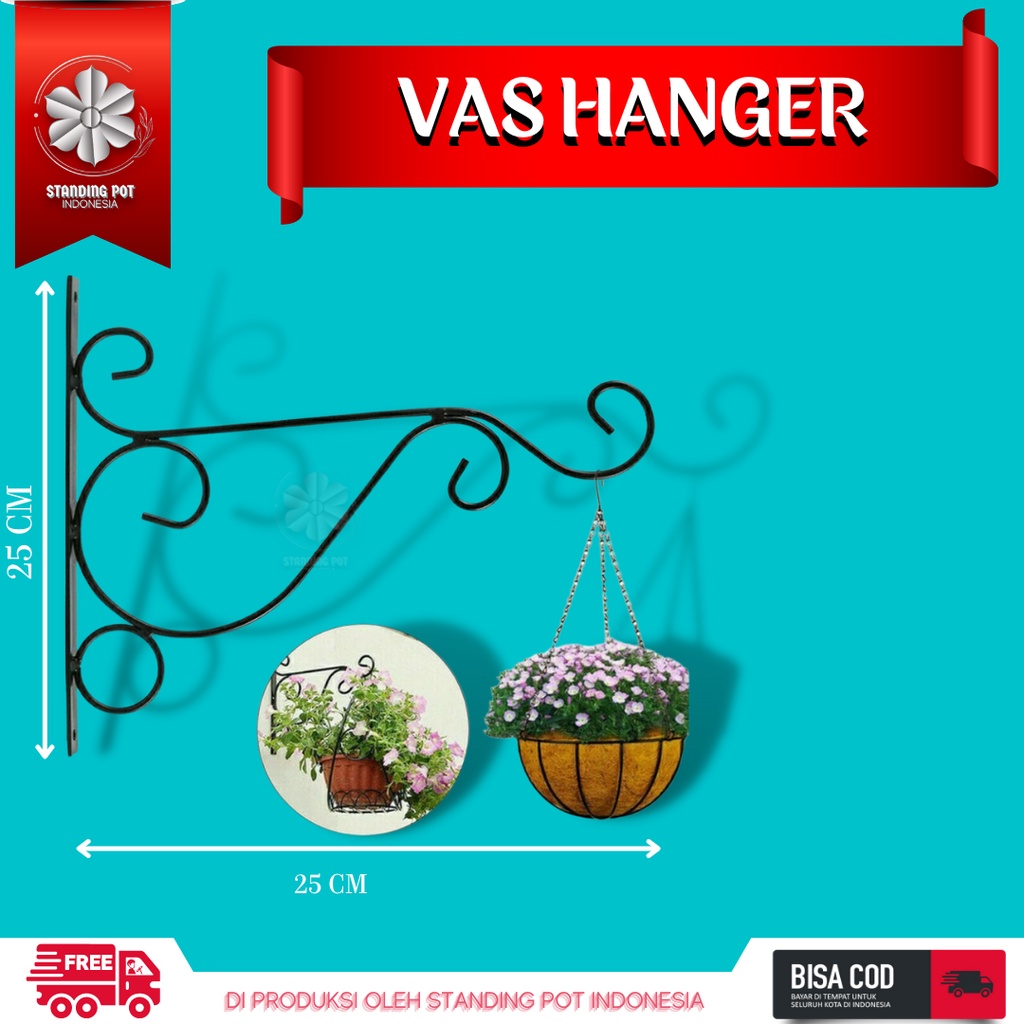 Jual Gantungan Pot Vas Bunga Gantungan Sangkar Burung Pot Gantung