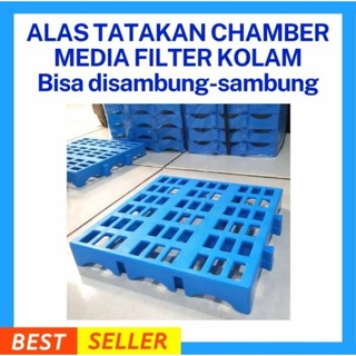Jual Tatakan alas chamber camber kolam alas media filter chambet kolam uk 20x20 cm | Shopee ...