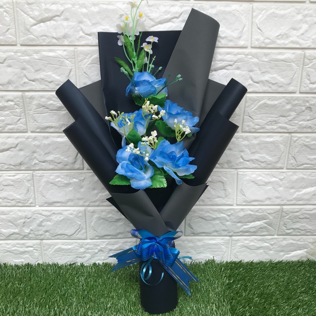 Jual Buket Bunga Palsu / Bunga Plastik / Buket Tunangan / Buket Wisuda ...