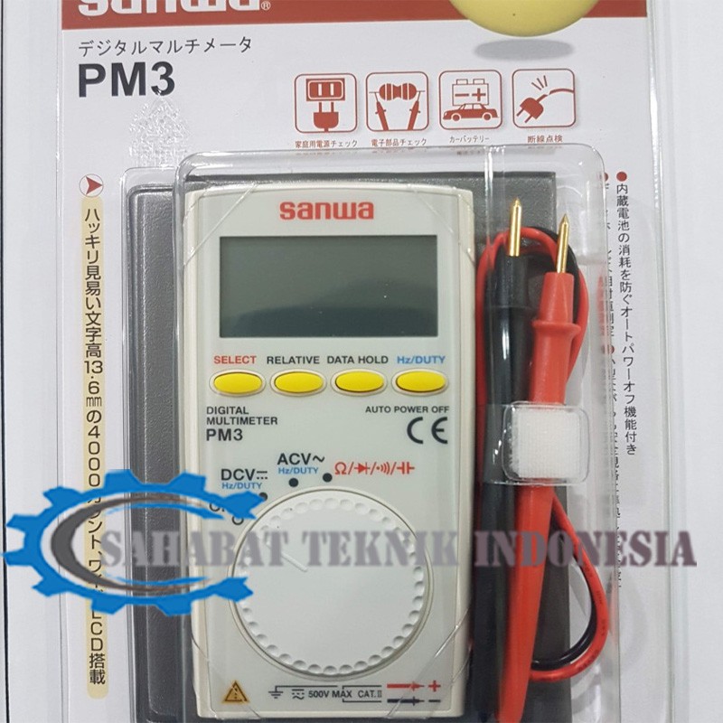 Jual Multimeter Digital SANWA PM3 ( PM 3 / PM-3 ) | Shopee Indonesia
