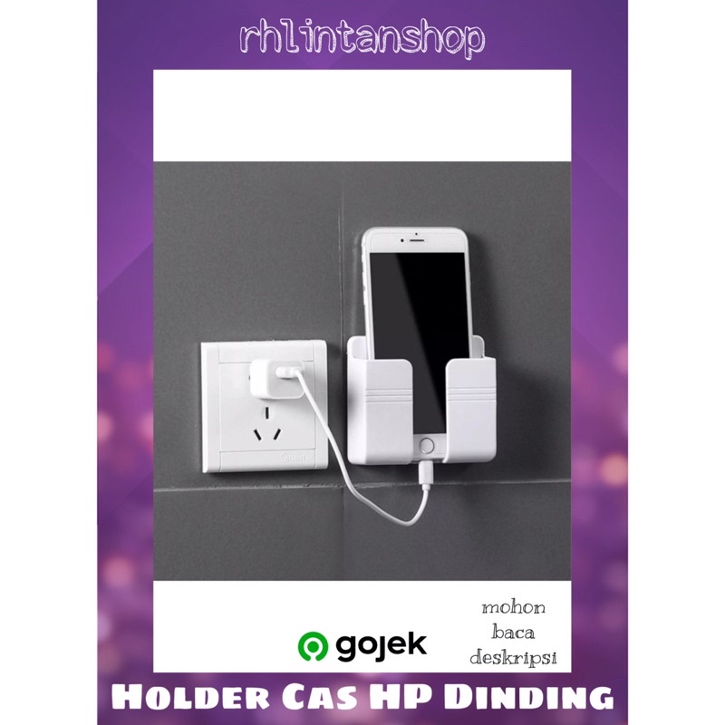 Jual HOLDER CAS HP DINDING / RAK PENYANGGA HP / RAK PENYIMPANAN HP ...
