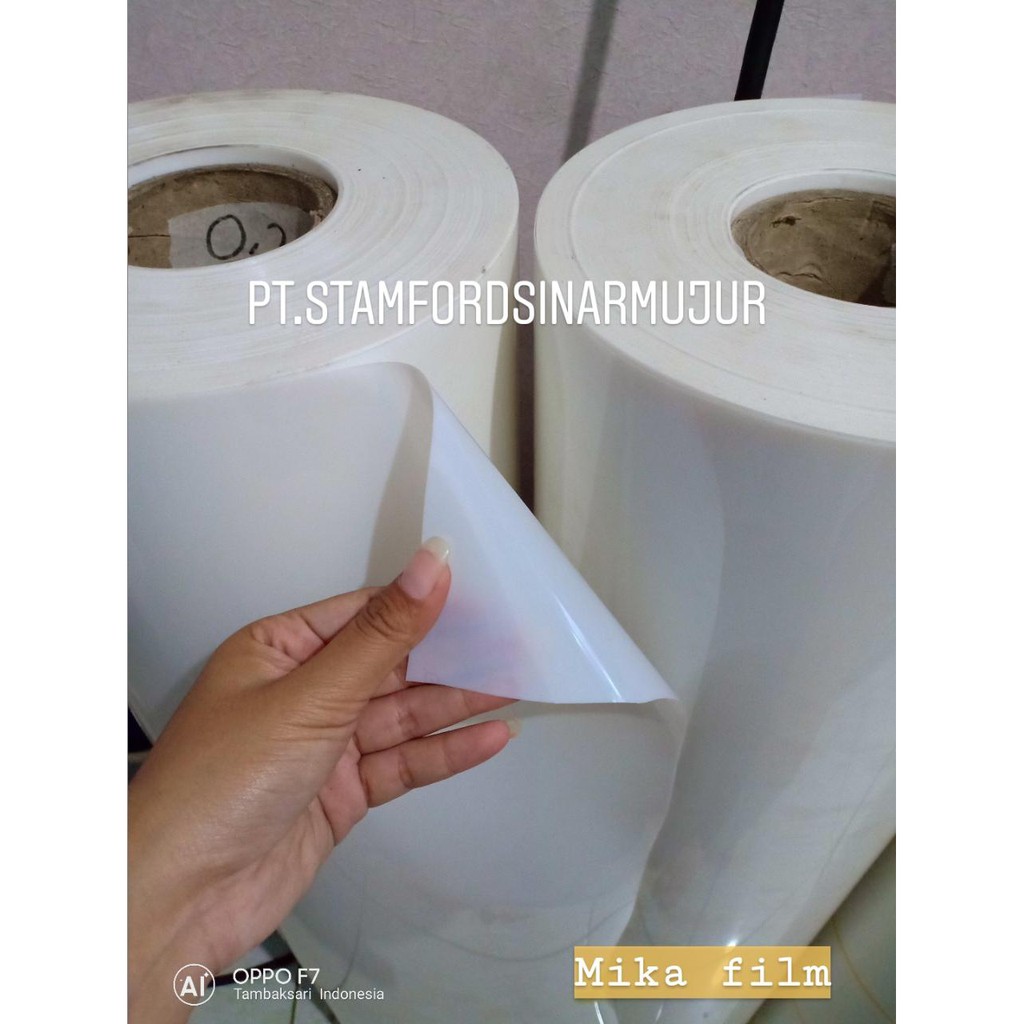 Kertas dinamo mika film putih susu 0,25mm | Shopee Indonesia