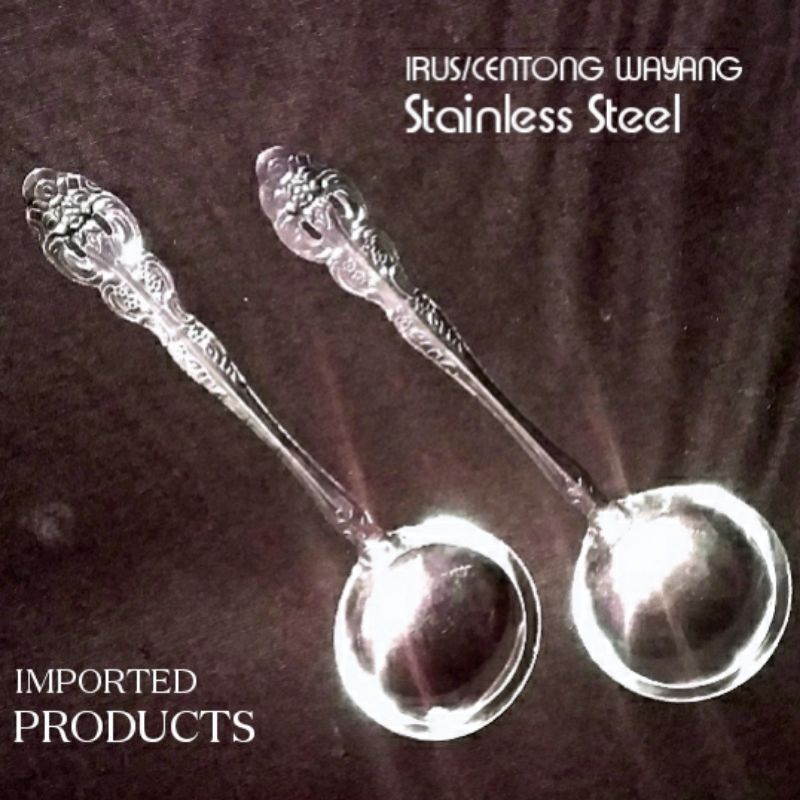 Jual Irus/ Centong Wayang Stainless 1Pc | Shopee Indonesia