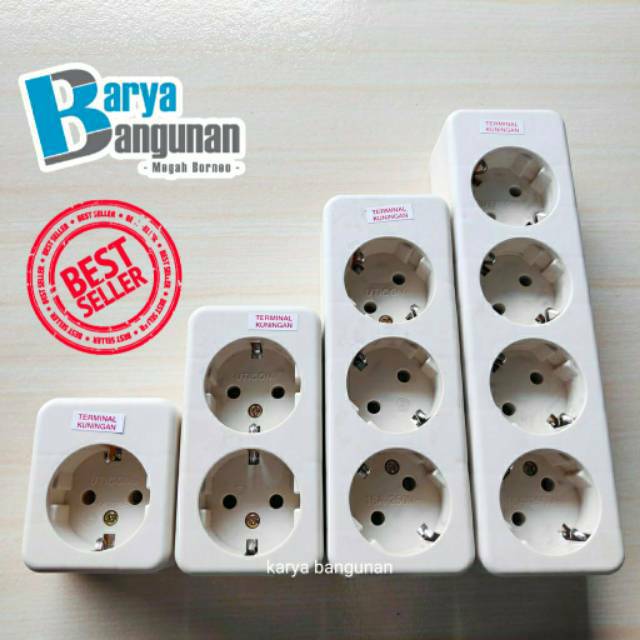 Jual Stop Kontak Terminal Uticon Arde 1 /2 /3 /4 Lubang Outbow / OB Indonesia|Shopee Indonesia