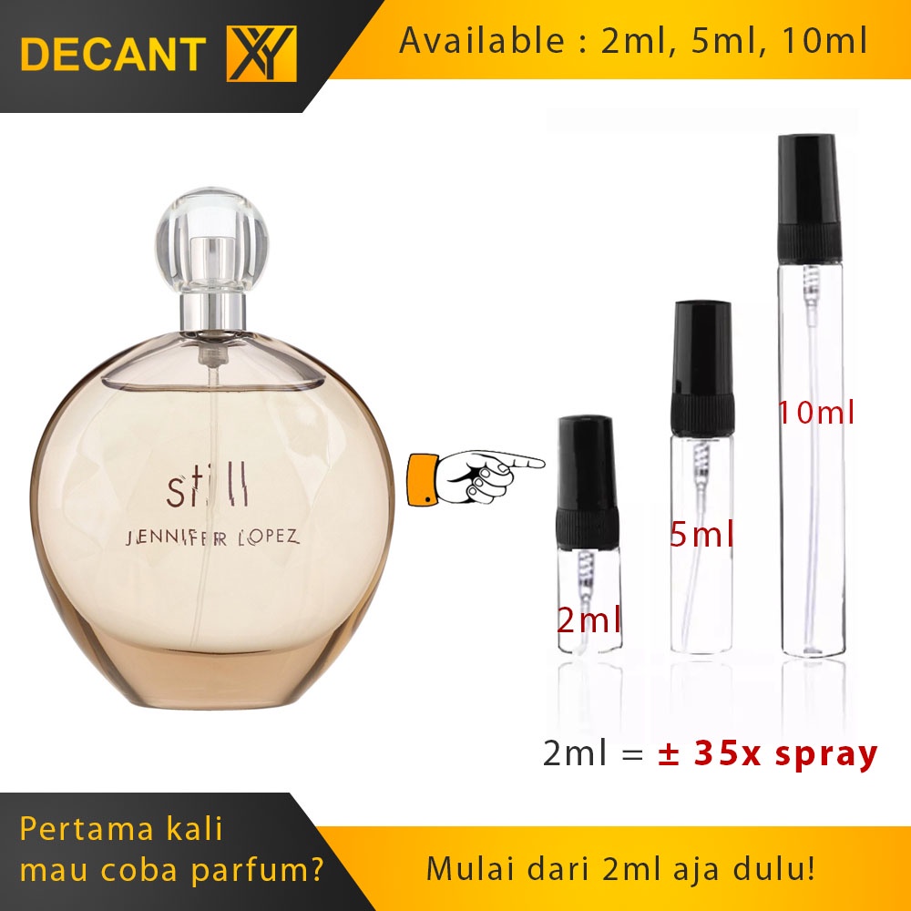 Jual Decant Parfum Jennifer Lopez Jlo Still Women 2ml 5ml 10ml | Shopee ...