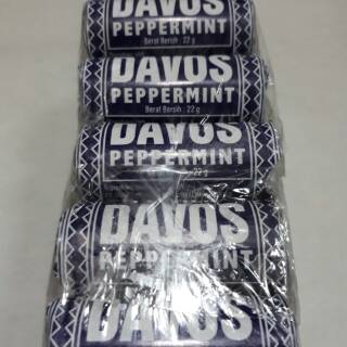 Jual Permen davos peppermint extra strong (isi 10 roll) Indonesia ...
