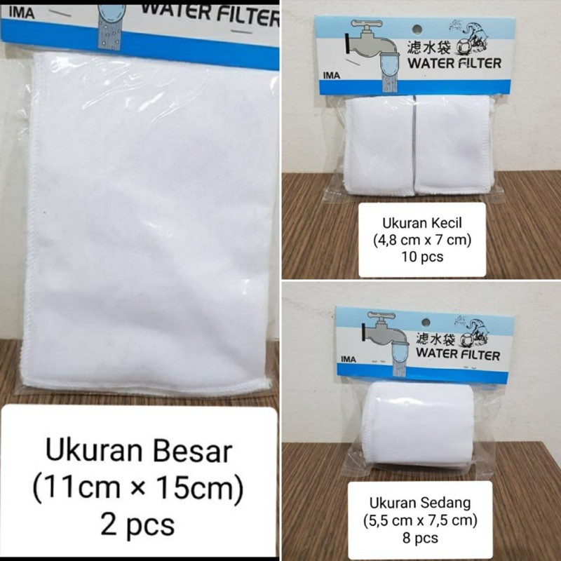 Jual Water Filter / Saringan Air Kain Merek Ima Ukuran S M L | Shopee ...