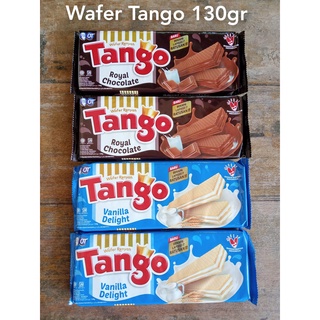 Jual WAFER TANGO/WAFER TANGO COKLAT/WAFER TANGO VANILA/WAFER TANGO 130 GRAM | Shopee Indonesia