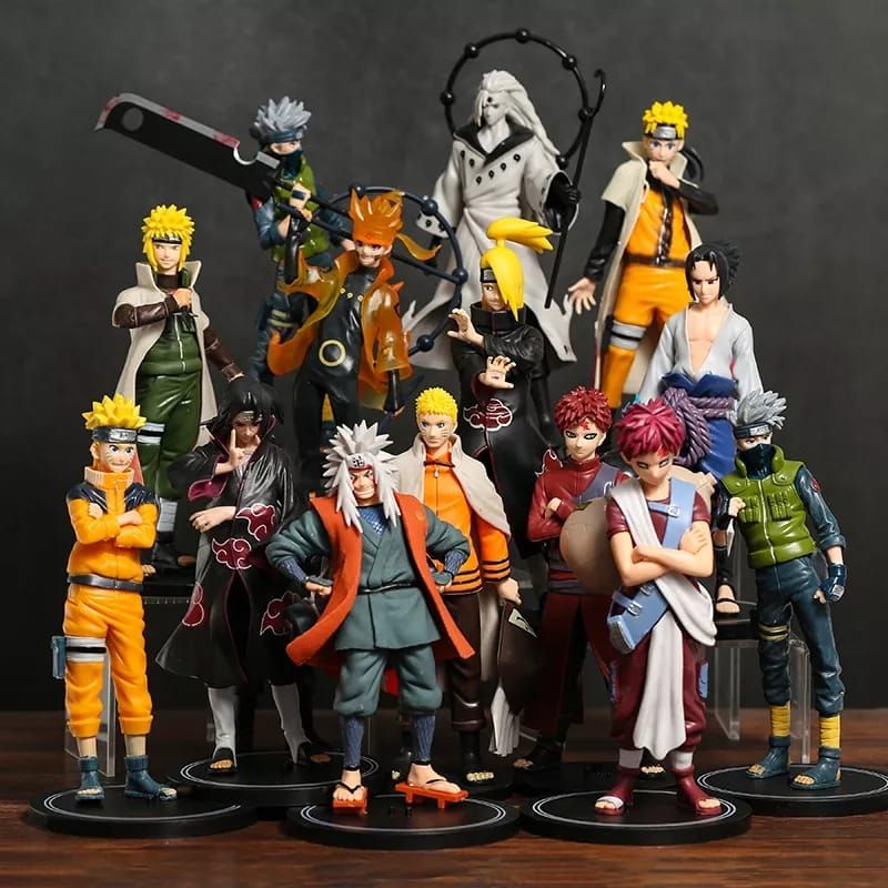 Jual action figure naruto Shippuden set 6 pcs kakashi sasuke itachi ...